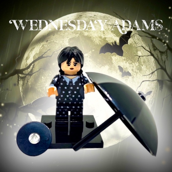 Lego | Toys | Wednesday Addams Netflix Series Custom Lego Minifigure ...